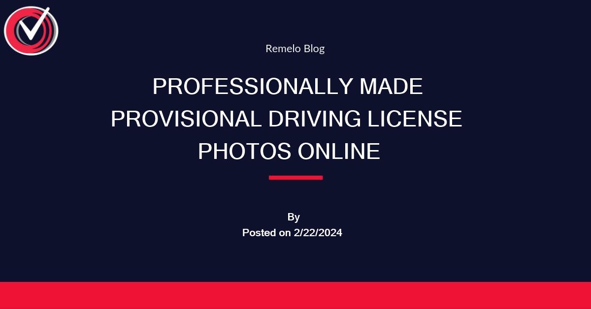 Make Provisional Driving Licence Photos - Passport Booth